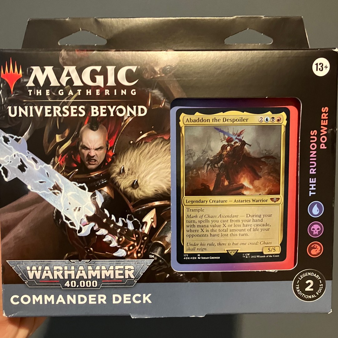 MTG Warhammer 40K Precon: The Ruinous Powers, Hobbies & Toys, Toys ...