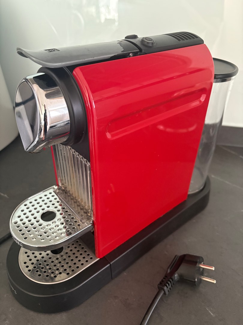 Nespresso citiz red colour, TV & Home Appliances, Kitchen Appliances ...