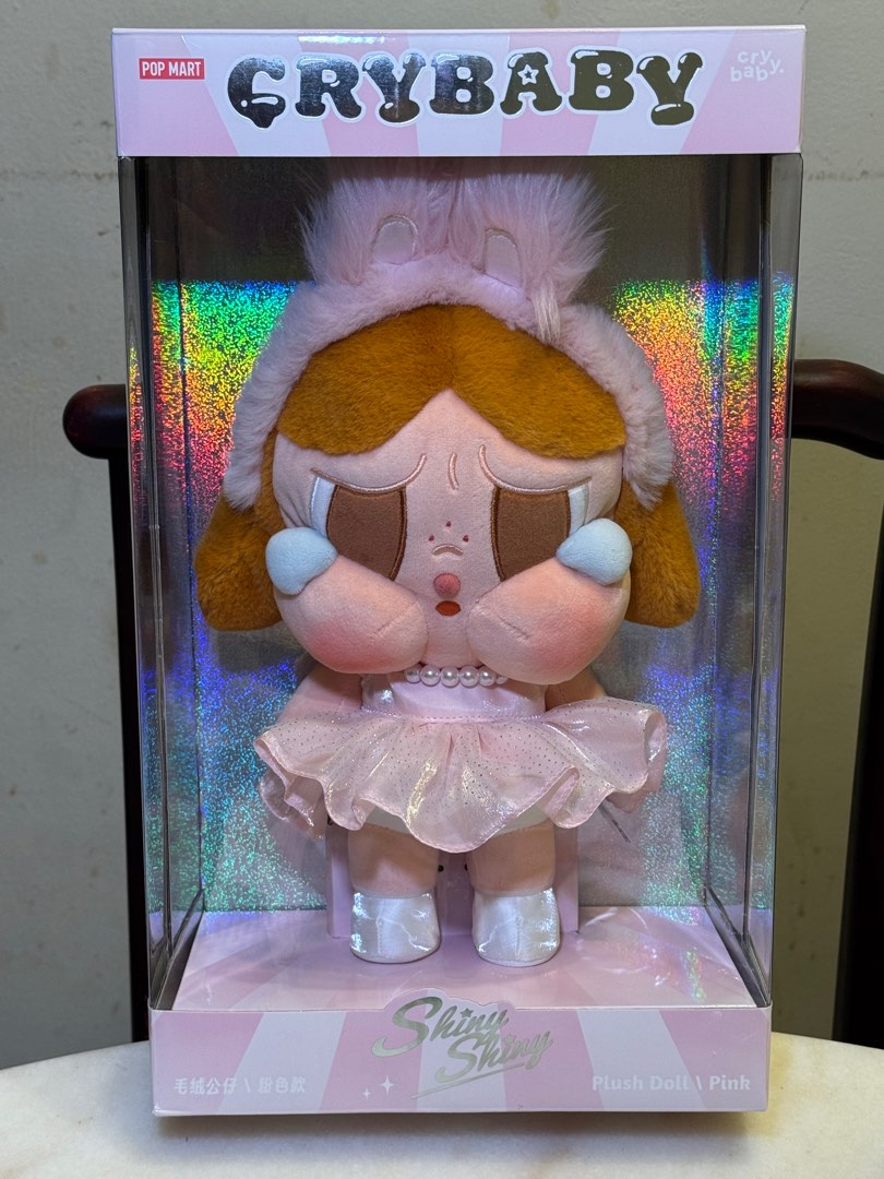 Original Crybaby Shiny Shiny Pink Plush Doll, Hobbies & Toys, Toys ...