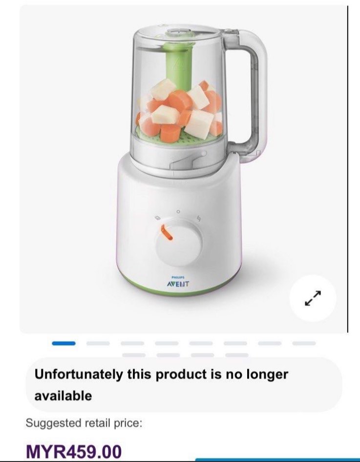 Panasonic Avent Baby Combine Steamer&Blender(SCF870), Babies & Kids ...