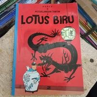 Petualangan TINTIN LOTUS BIRU - HERGE, Buku & Alat Tulis, Buku di Carousell