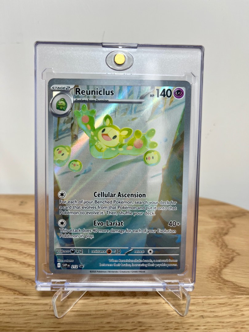 Pokemon card PTCG SV11 Black Bolt/White Flare Reuniclus Promo Illustration Rare, 興趣及遊戲, 玩具 & 遊戲類 ...