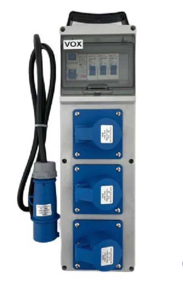 Portable Circuit Breaker VOX Power Outlet with 3 Sockets, TV & Home ...