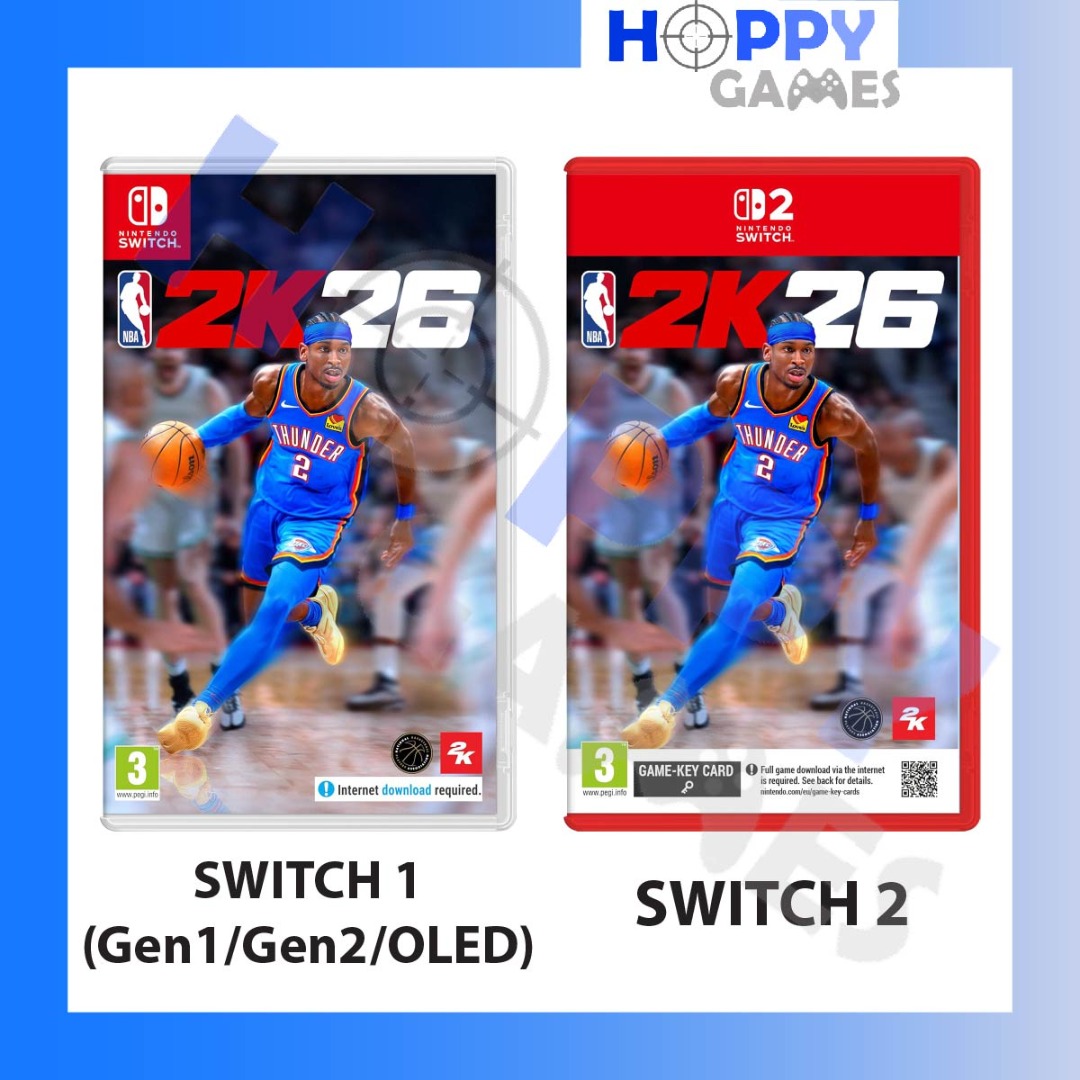 NBA 2K26 Nintendo Switch NBA 2026 | NBA 2K26 Nintendo Switch 2 NBA 2026, Video Gaming, Video ...