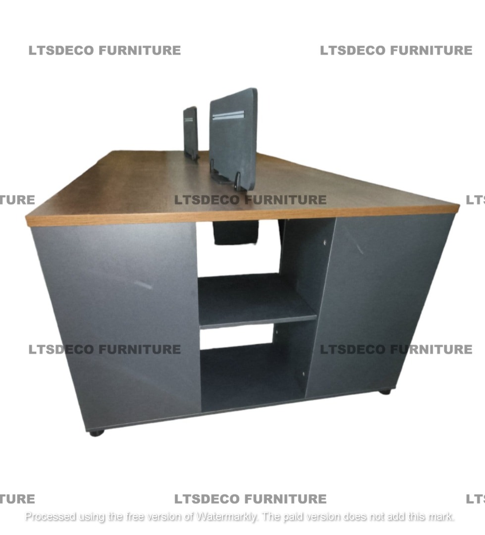 ready made item workstation table with panel partition top office ...