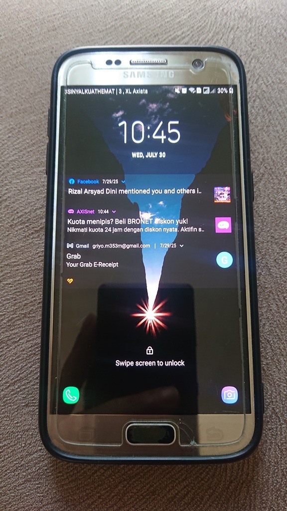 Samsung S7 Flat ex SEIN Normal, Telepon Seluler & Tablet, Ponsel Android, Samsung di Carousell