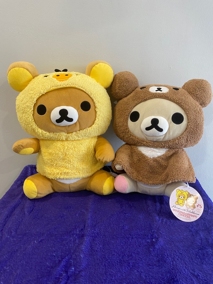 San-X Original Rilakkuma and Korilakkuma Family Costume Set, Hobbies ...