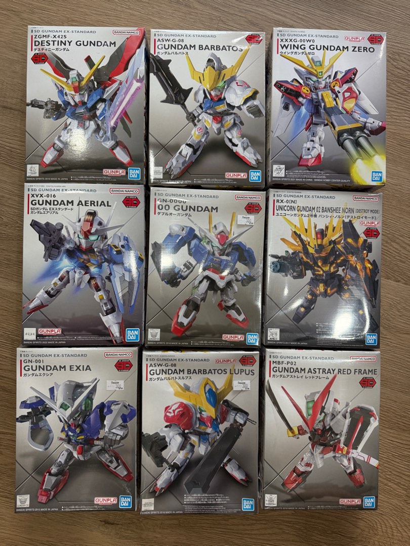 SD Gundam EX-Standard Model Kits - Various Models, Hobbies & Toys, Toys ...