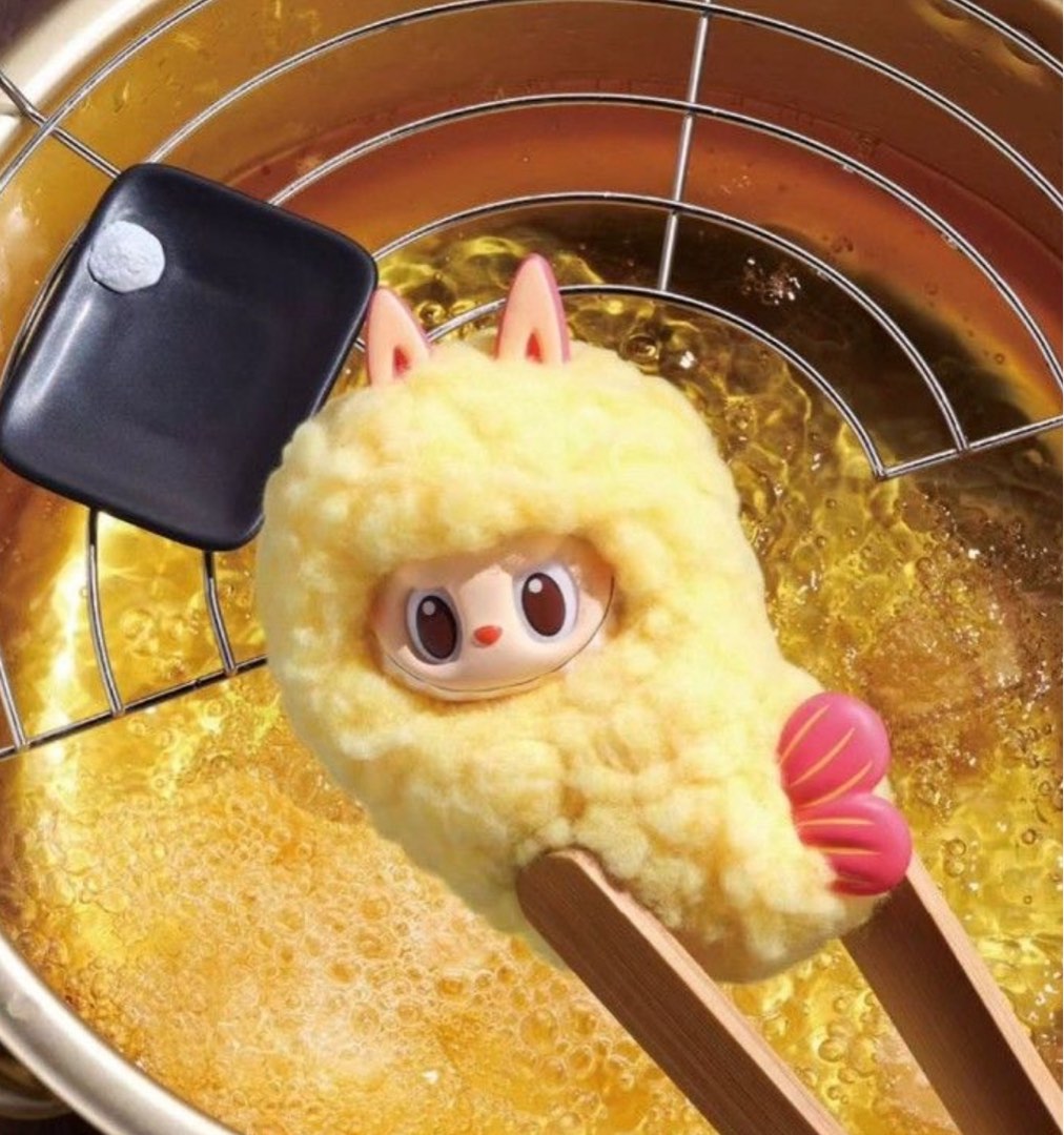 sell (new) labubu wacky mart fried shrimp popmart, Hobbies & Toys, Toys ...