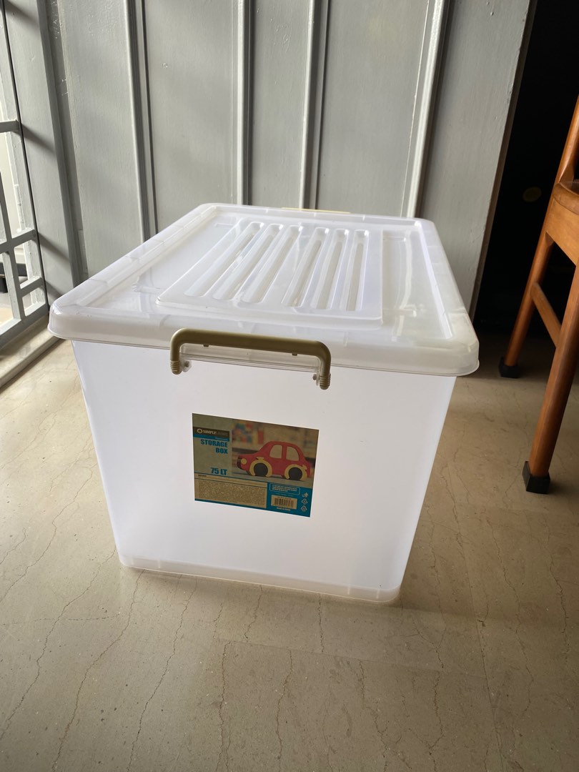 Storage Box with wheels (35 x 60 x 42 cm ), Furniture & Home Living ...