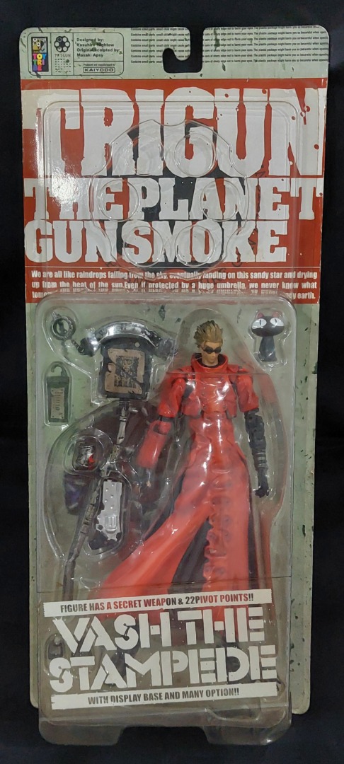 Trigun The Planet Gunsmoke Vash The Stampede Action Figure Kaiyodo 2000 ...