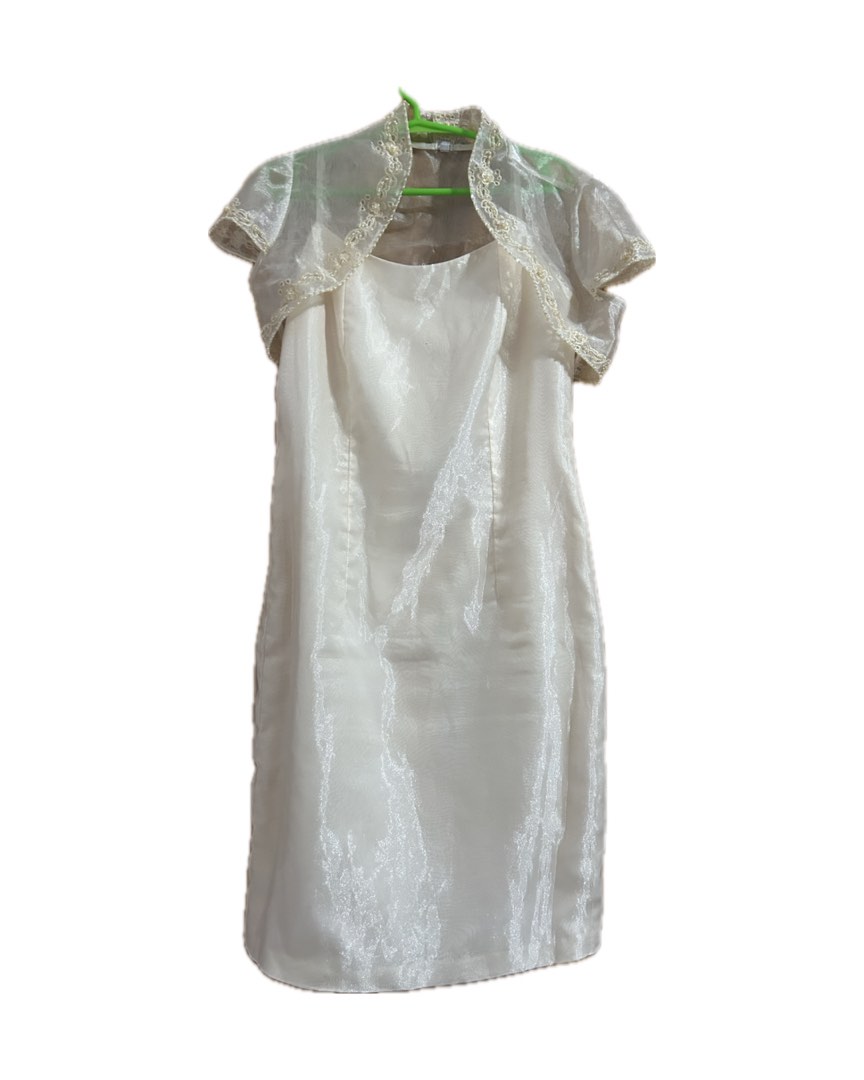 Tygie Modern Filipiniana Dress with bolero, Women's Fashion, Dresses ...
