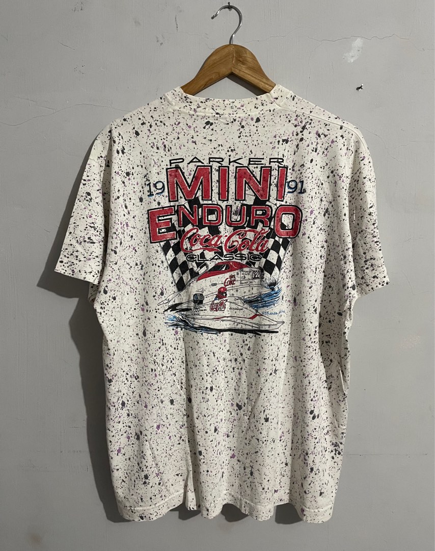 Vintage 1991 Parker Mini Enduro Coca-Cola Classic Tee, Men's Fashion ...
