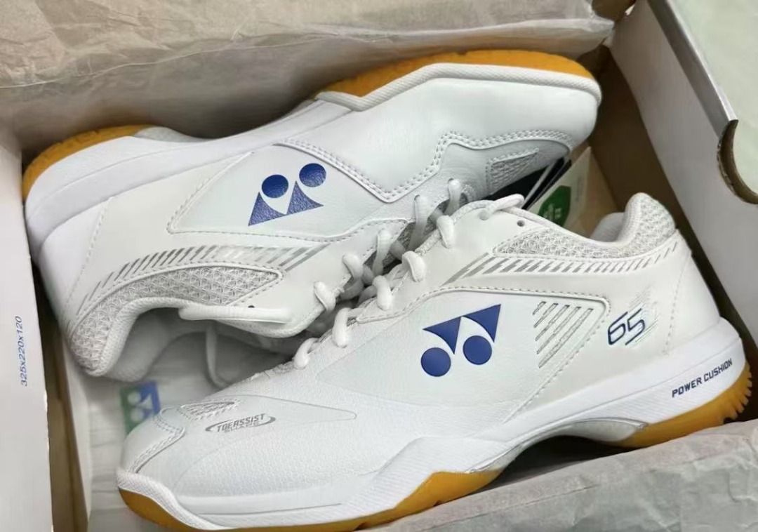 Yonex 65 series 75th anniversary low top badminton shoes unisex white ...