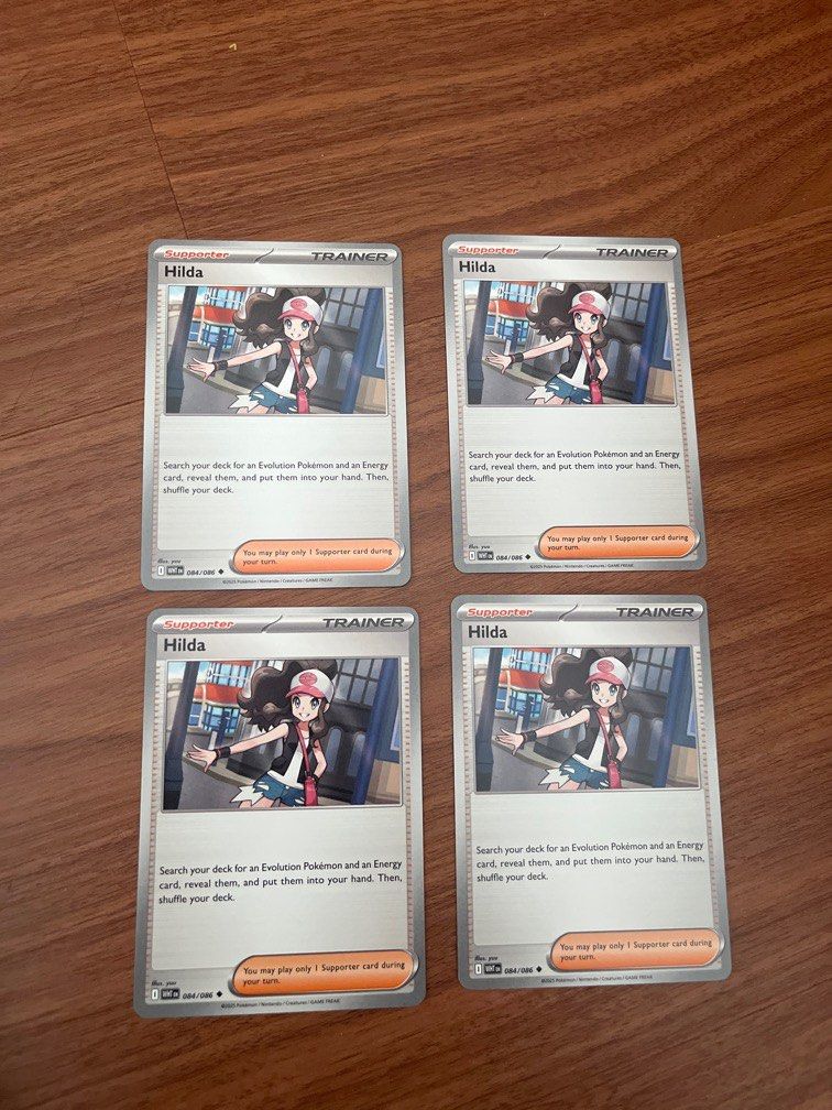 English 084 Hilda WHT non foil and full art ultra rare pokemon tcg ...