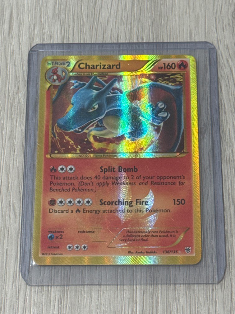 2012 Charizard Chase Card from Plasma Storm - looks like a PSA 8/9 ...