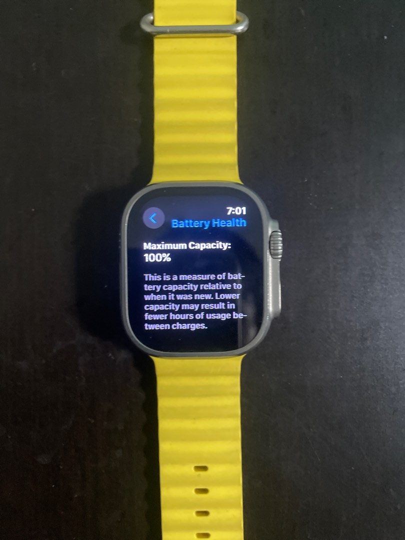 Apple Watch Ultra - Yellow, Mobile Phones & Gadgets, Wearables & Smart ...