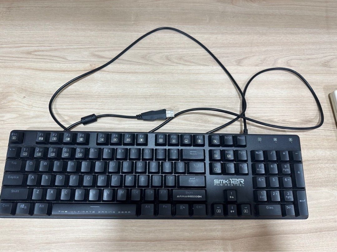 Armaggeddon SMK-12R RGB Kestrel RGB Keyboard, Computers & Tech, Parts ...