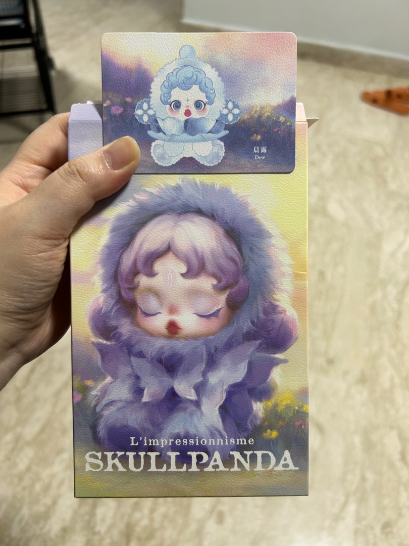 (BNIF) WTT Skullpanda L'Impressionnisme Series Figure (Dew) for ...