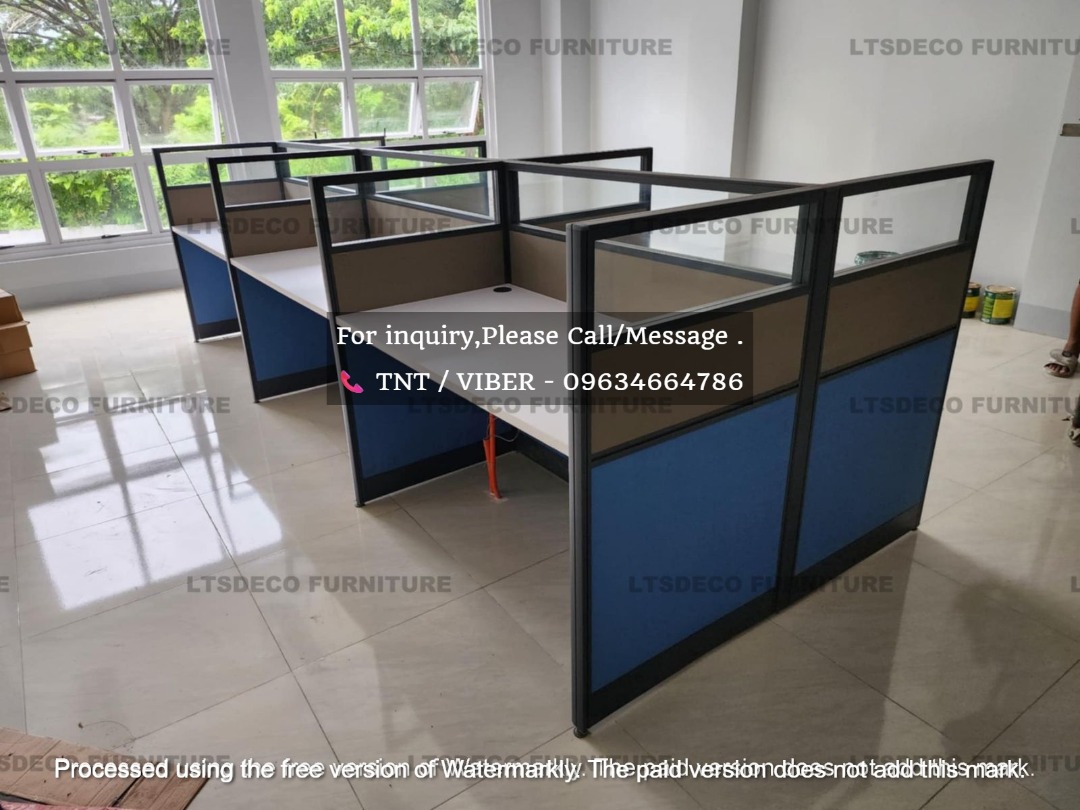 Bpo system modular tables office partition furnitures, Furniture & Home ...