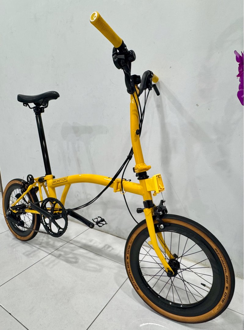 Brompton Bumblebee Cline, Sports Equipment, Bicycles & Parts, Bicycles on Carousell