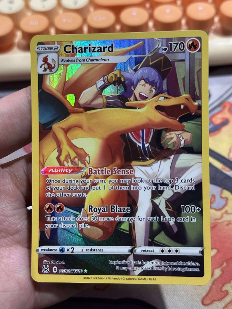Charizard #TG03 Pokemon Lost Origin, Hobbies & Toys, Toys & Games on ...
