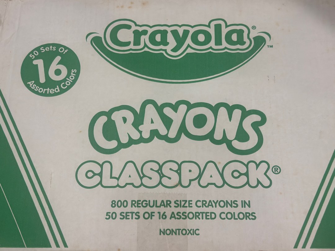 Crayola Classpack Crayons - 800 Count (about 60%), Hobbies & Toys ...