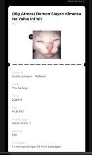 (3 PAX) Demon Slayer Infinity Castle GSC Queensbay Mall Pulau Pinang ...