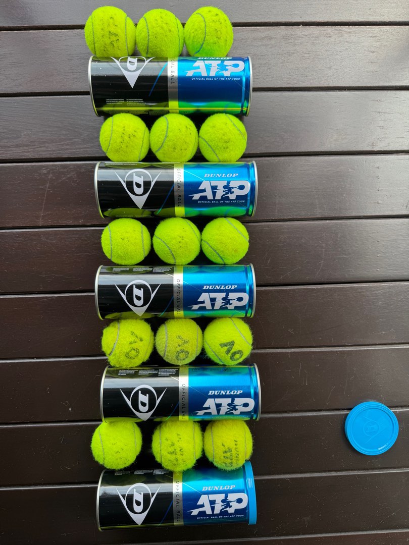 Dunlop Tennis Balls - Used, Sports Equipment, Sports & Games, Racket ...