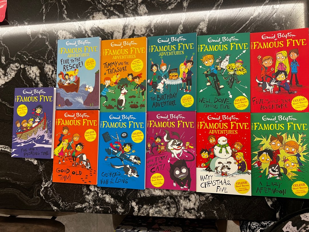 Enid Blyton Famous Five Adventures - set of 11, Hobbies & Toys, Books ...