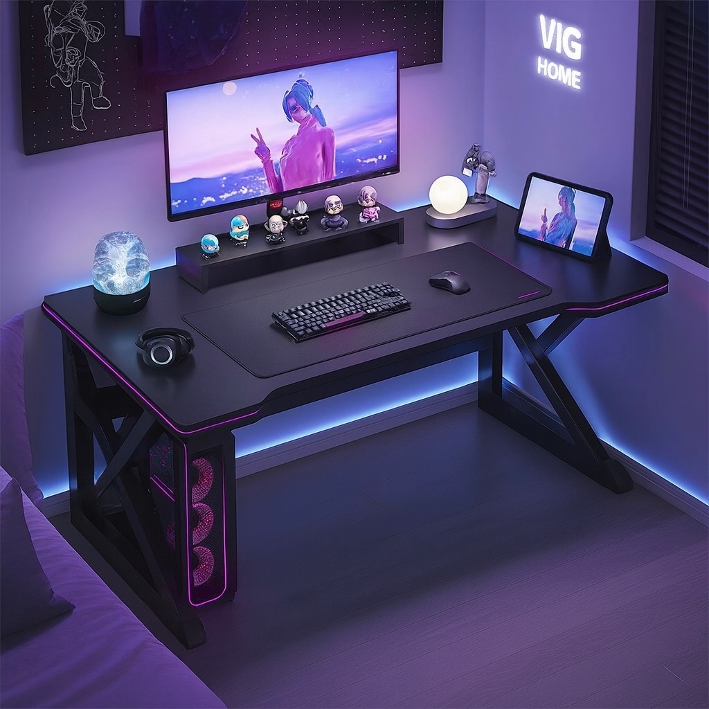 Gaming Table Desk | Premium Sturdy Gaming Desk | Home Setup Gaming ...