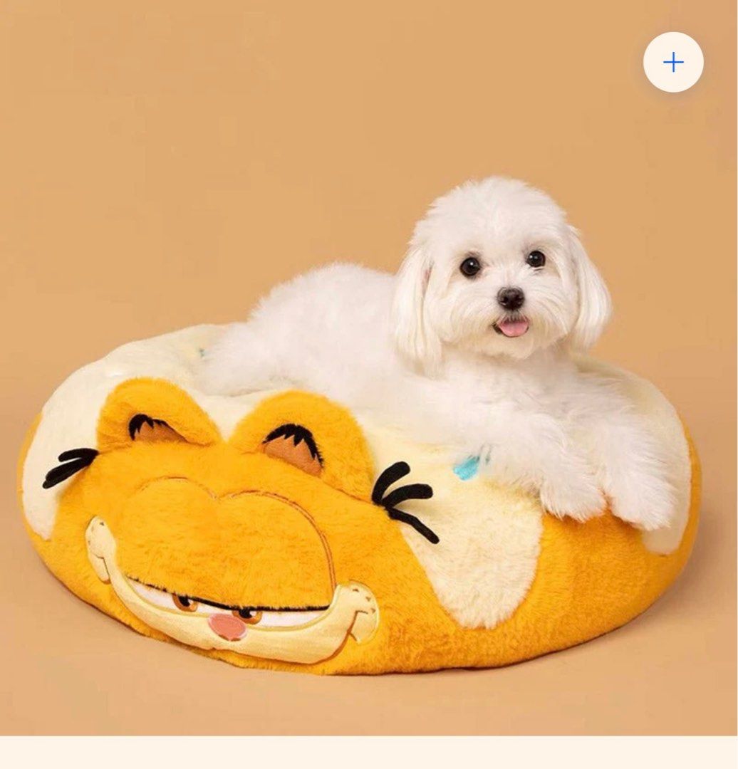 Garfield Round Pet Bed, Pet Supplies, Homes & Other Pet Accessories on ...