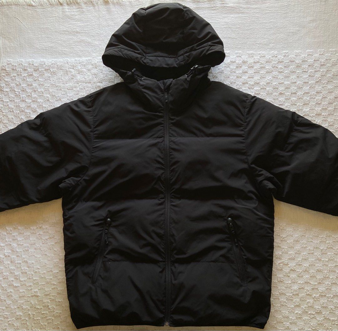 Gu Blouson Puffer Jacket ( 2 Pockets )( Adjustable Hood ), Men's ...