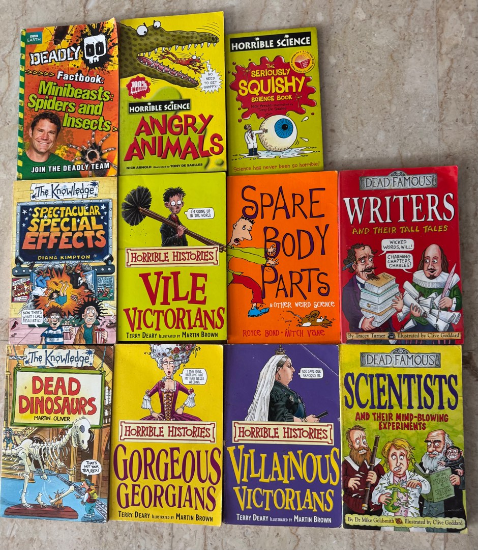 Horrible History, dead famous and the Knowledge books, Hobbies & Toys ...