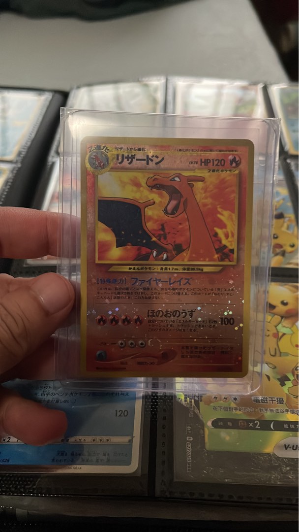 Japanese Charizard Pokemon Card, Hobbies & Toys, Toys & Games on Carousell