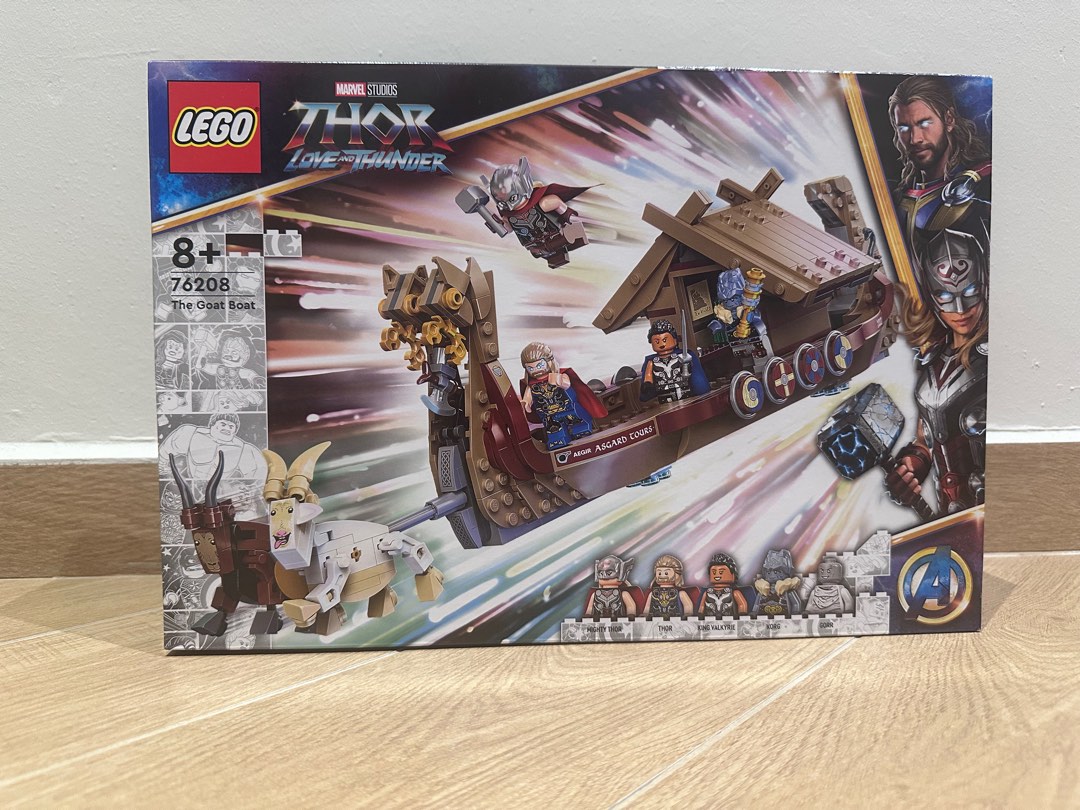LEGO Marvel Thor Love and Thunder The Goat Boat 76208, Hobbies & Toys ...