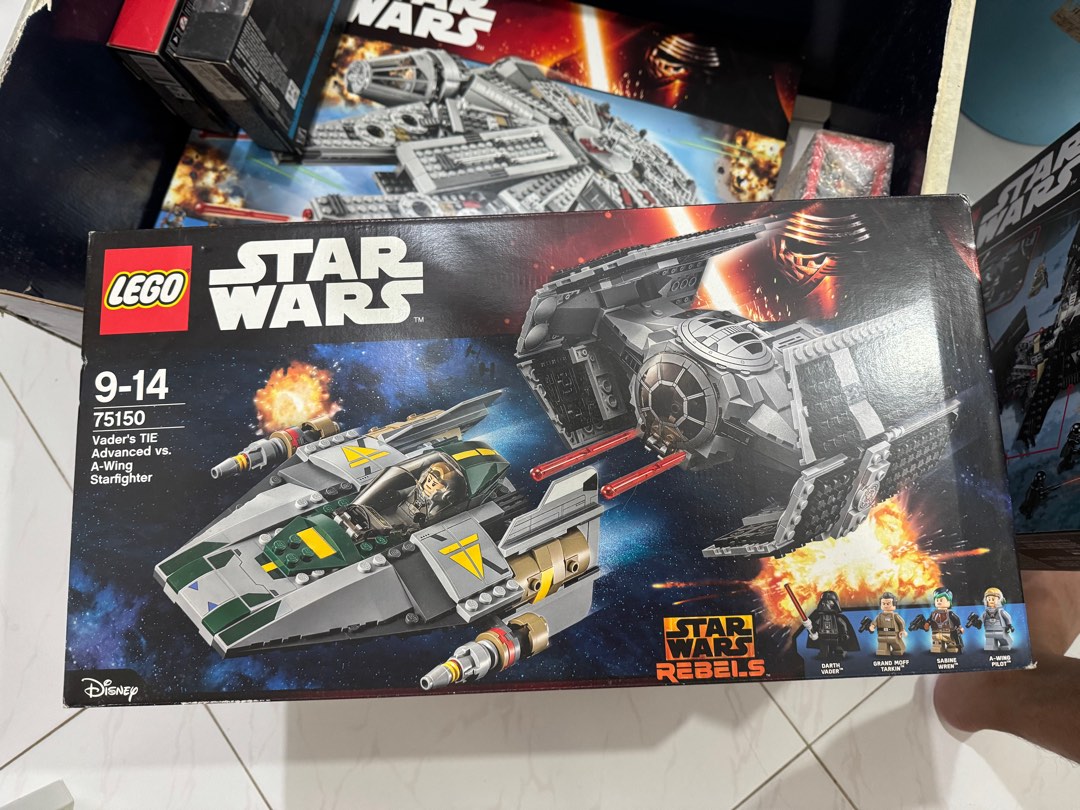 LEGO Star Wars 75150 Vader's TIE Advanced vs. A-Wing, Hobbies & Toys ...