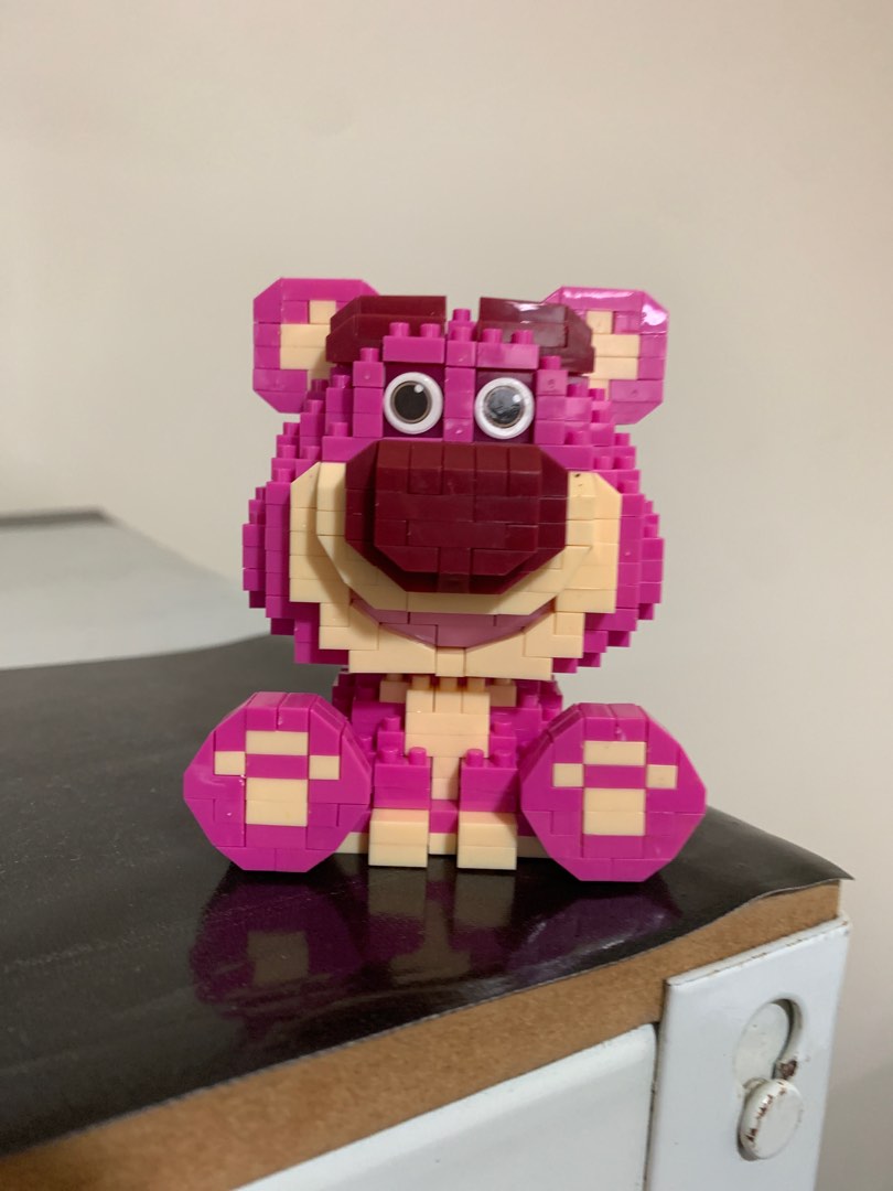 Lotso Bear Nano Block Toy, Hobbies & Toys, Toys & Games on Carousell