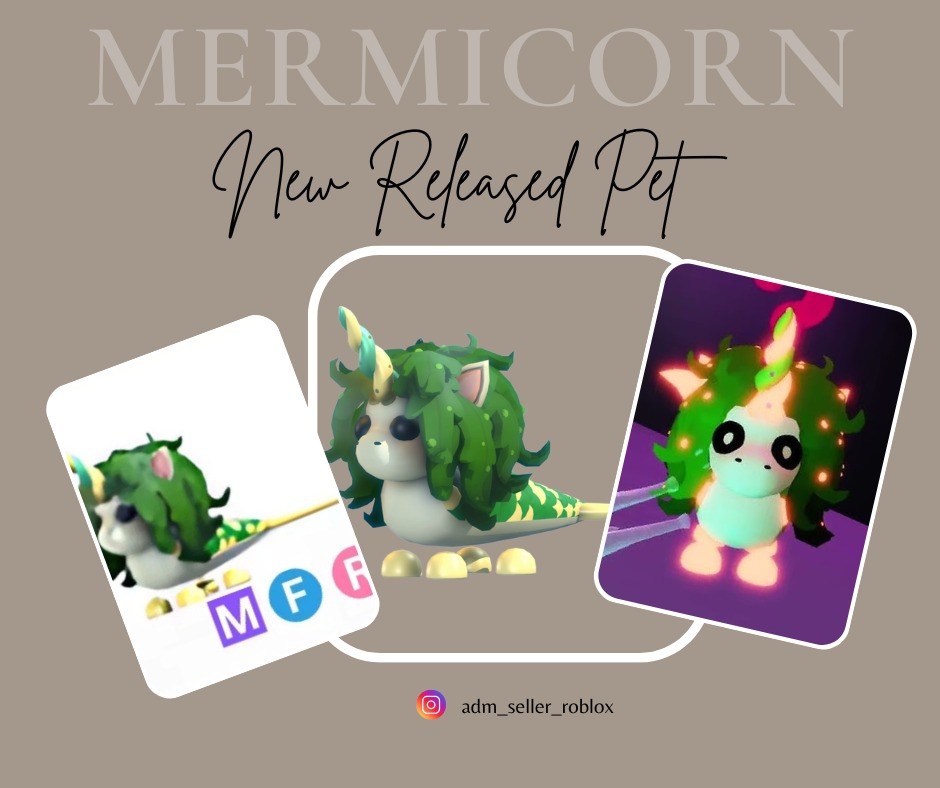 Mermicorn - Adopt Me - Roblox, Video Gaming, Gaming Accessories, In ...