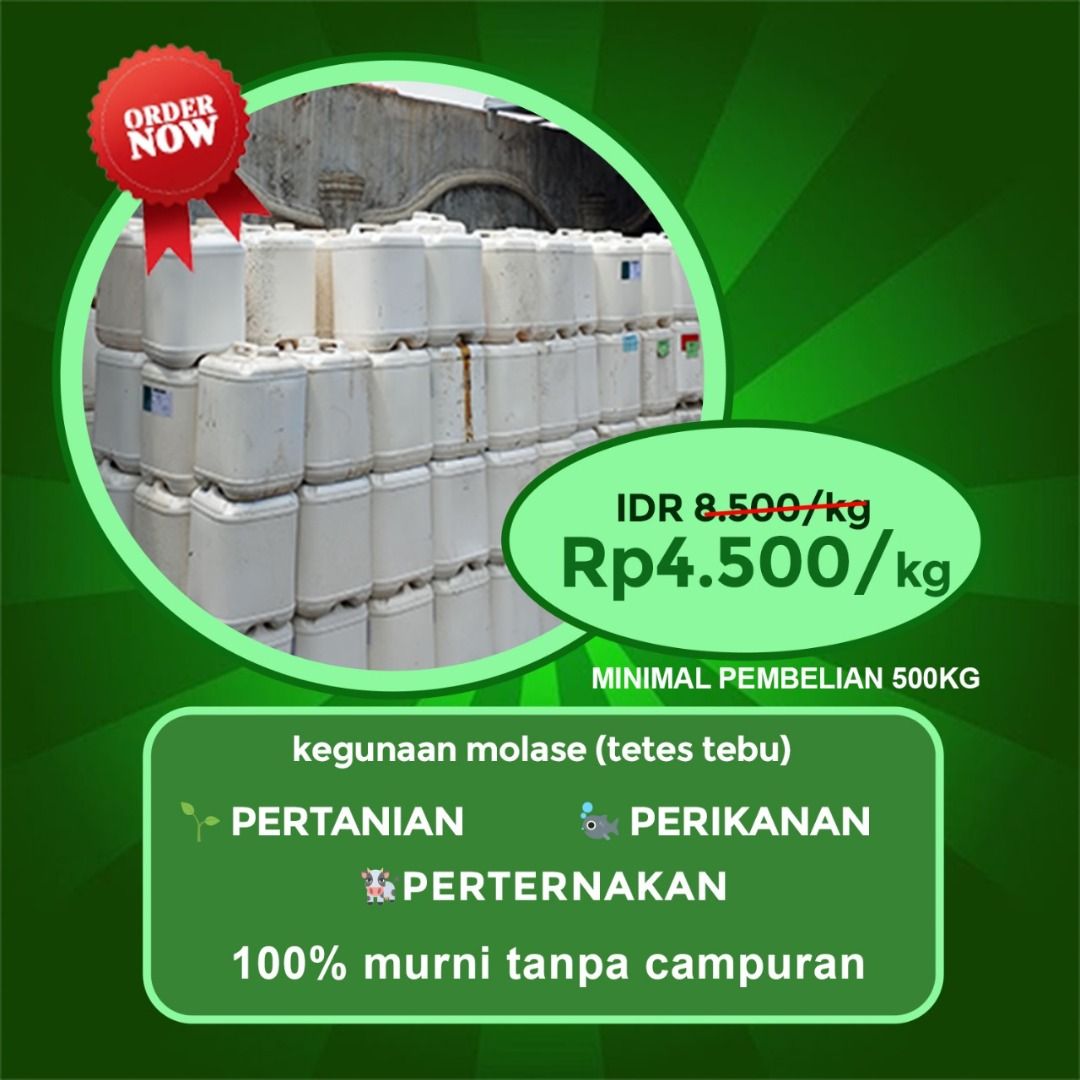 Molase tetes tebu supplier, Perabotan Rumah di Carousell