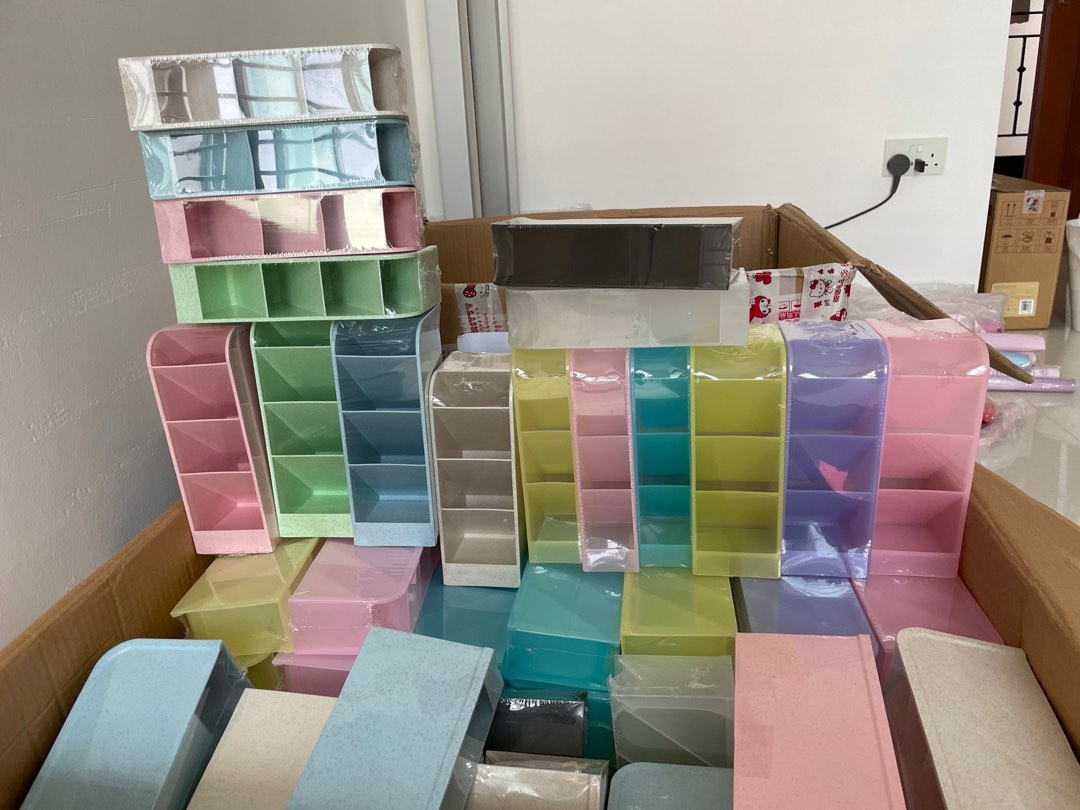 Multi-Compartment Desk Organizers - Assorted Colors, Furniture & Home ...