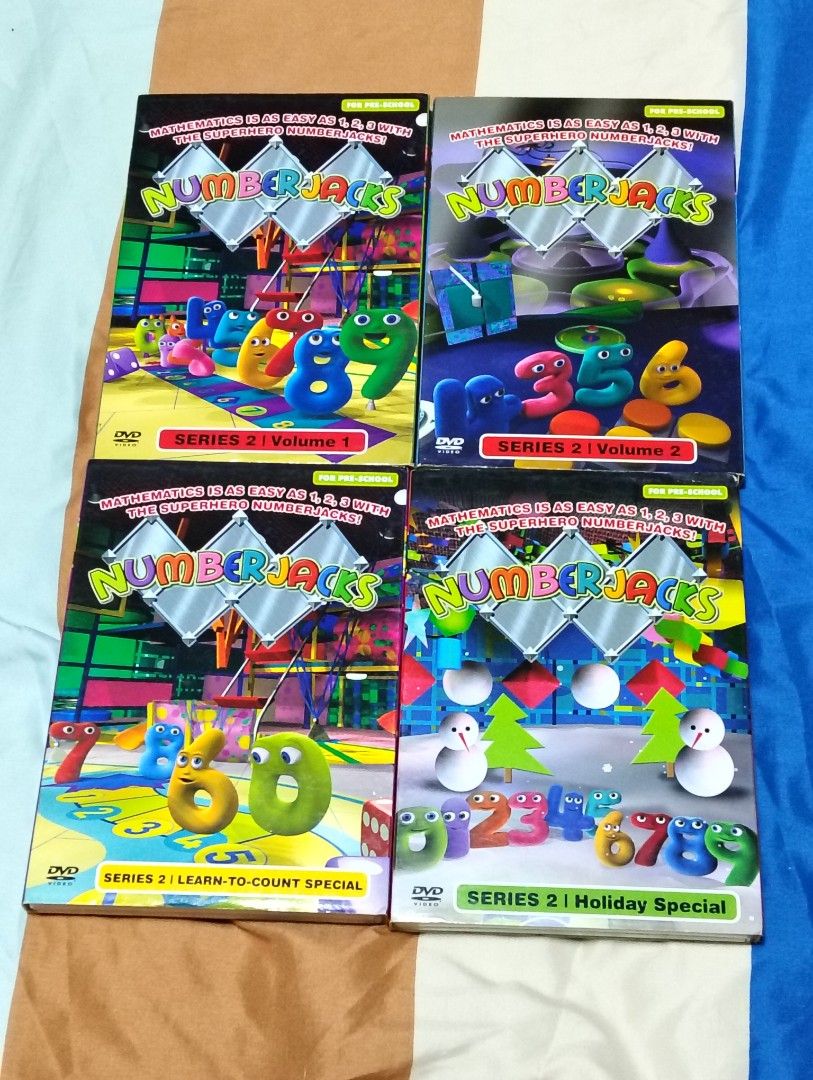 Numberjacks DVDs, Hobbies & Toys, Music & Media, CDs & DVDs on Carousell