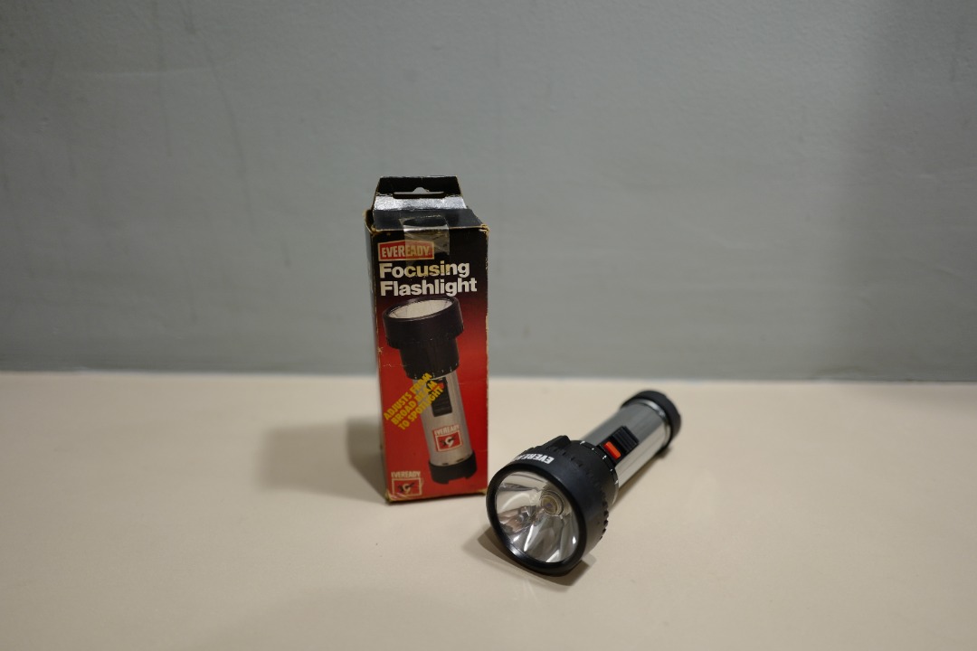Old Eveready Torch Light (BLACK), Hobbies & Toys, Memorabilia ...