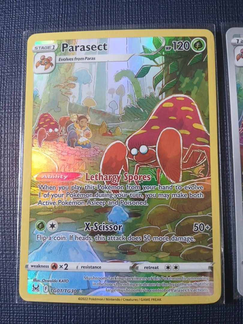 Parasect TG01/TG30 Lost Origin Trainer Gallery/ Parasect CHR 072/071 ...