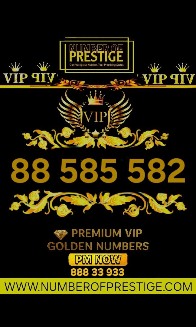 Premium Vip Platinum Special Golden Number, Mobile Phones & Gadgets, Mobile & Gadget Accessories ...