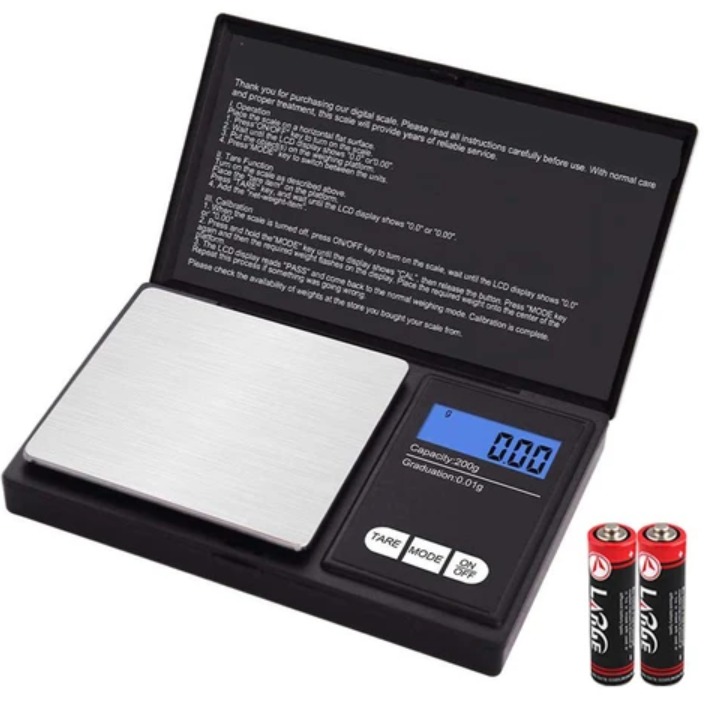Professional Digital Pocket Scale 500 x 0.01 gm, Health & Nutrition ...