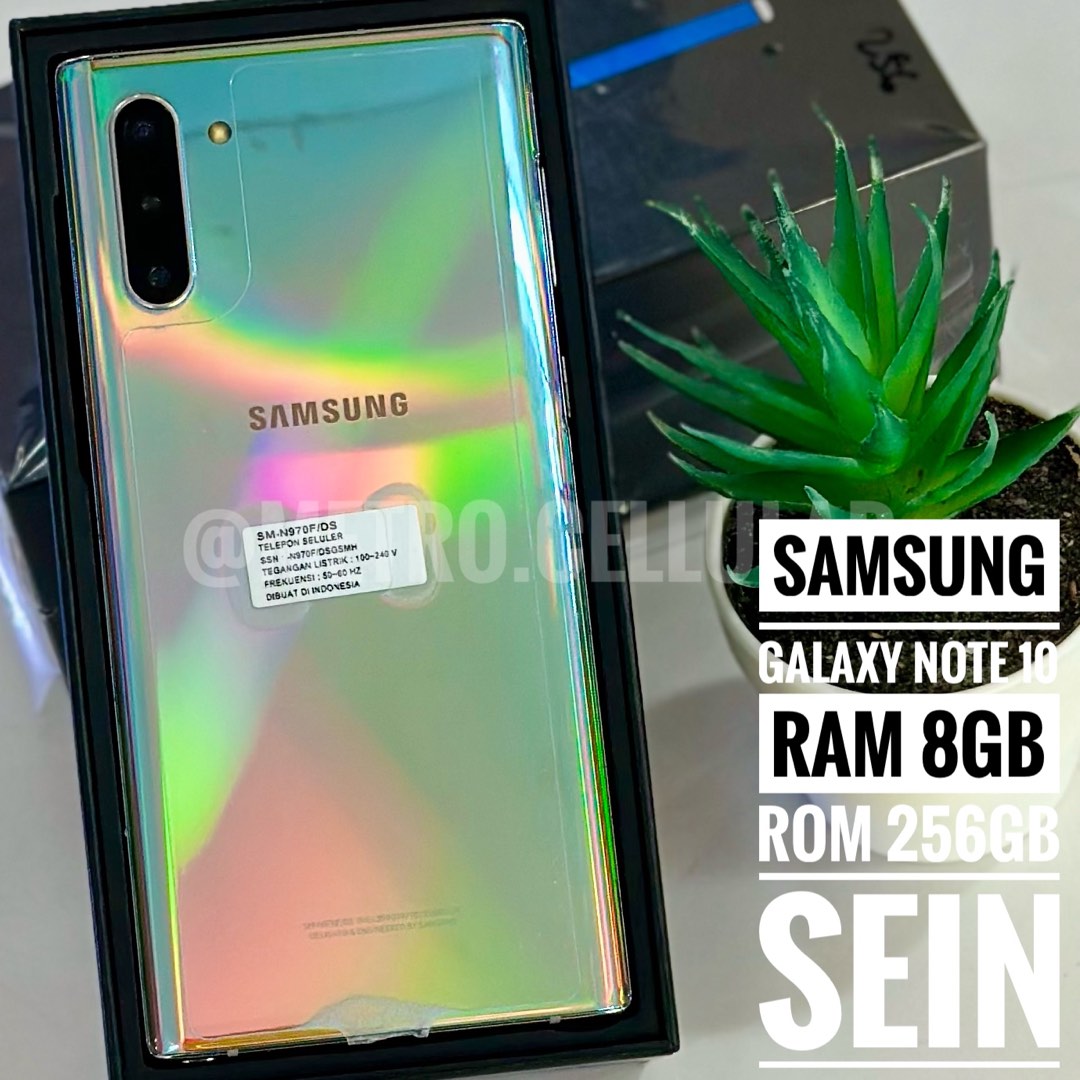 Samsung Galaxy Note 10 Ram 8Gb Rom 256Gb Ex Sein, Telepon Seluler & Tablet, Ponsel Android ...