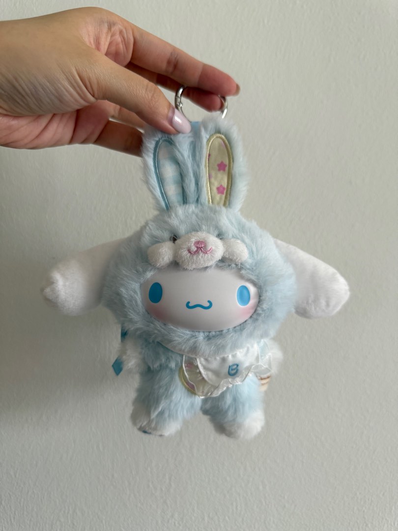 Sanrio Cinnamoroll Bunny Plushie Keychain, Hobbies & Toys, Toys & Games ...