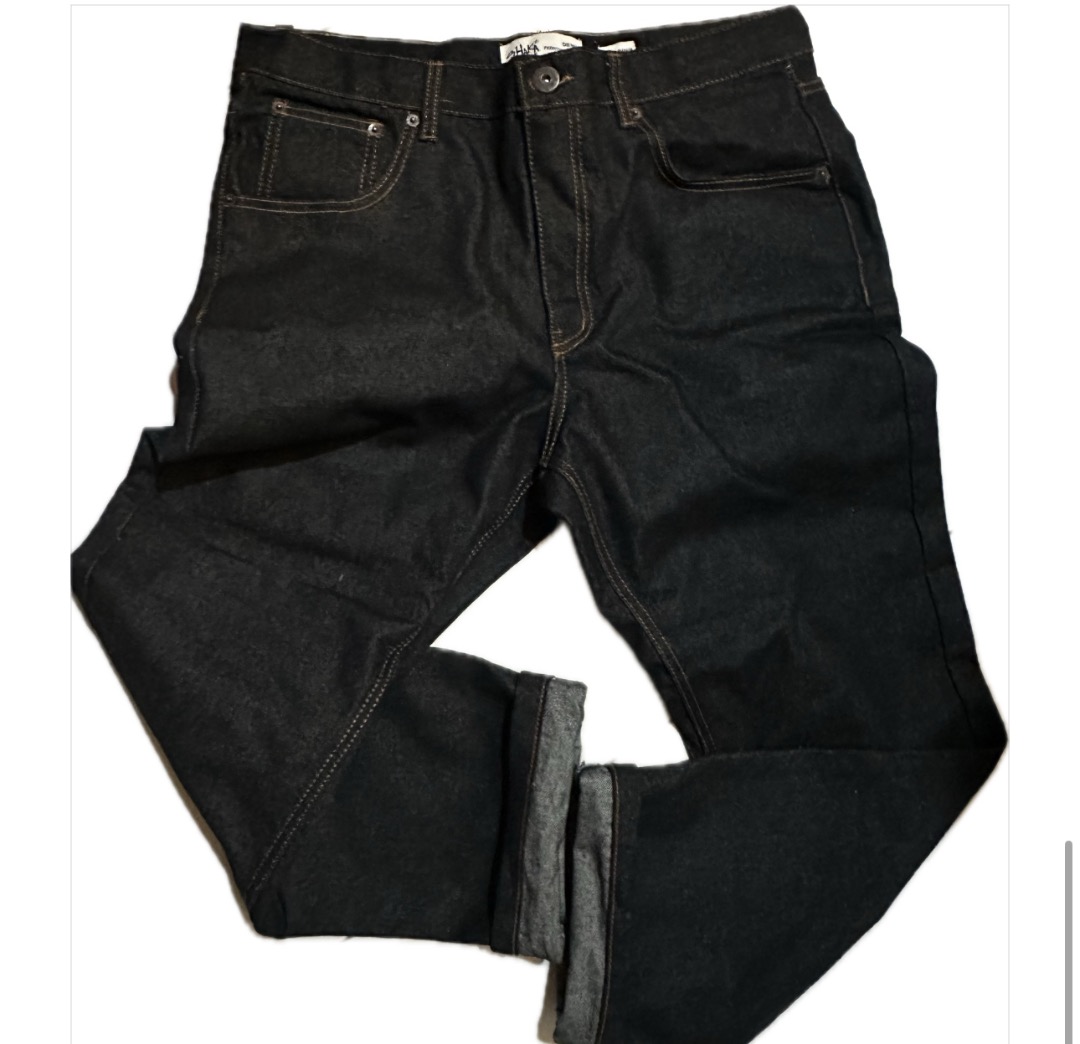 Shaka Wear Raw Denim Pants (Black), Men's Fashion, Bottoms, Jeans on ...