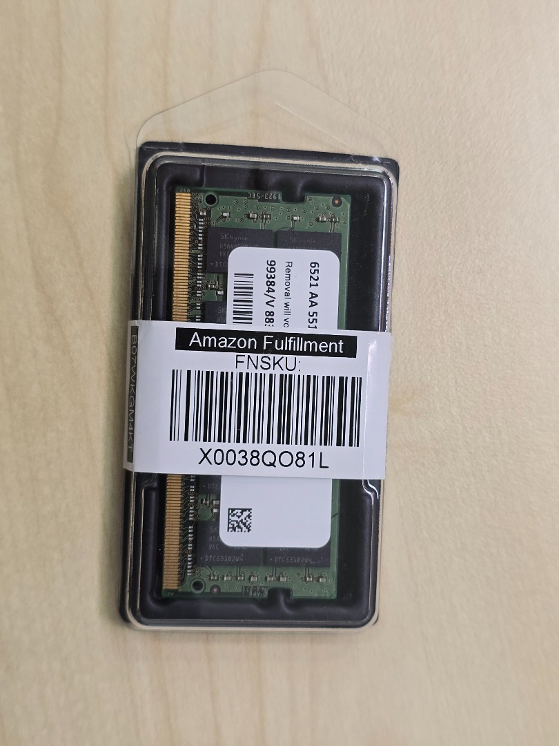 SK Hynix Korea 16GB DDR4 2666V Laptop RAM (2Rx8 PC4-2666V-SE1-11 ...